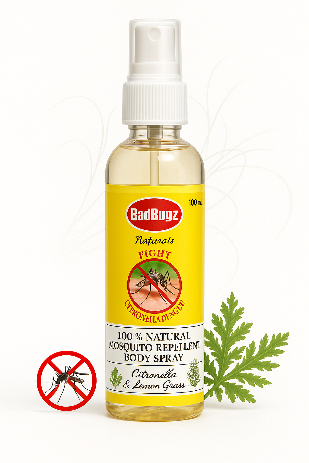 Natural Mosquito Repellent Body Spray – hammadmart.pk